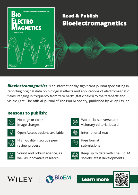 Special Issues Bioelectromagnetics Journal - BIOEM
